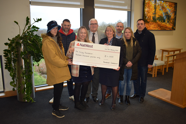 Crematorium donates £14,000 to OurJay Foundation - Rugby Borough Council